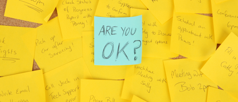 Creating a supportive work environment can be as simple as asking ‘Are ...